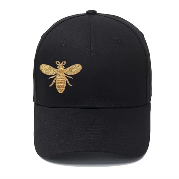 Accessories | Copy Embroidered Bee Baseball Cap Adjustable | Poshmark